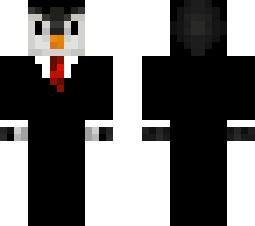 Penguin with suit | Minecraft Skin