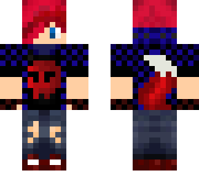 Blue Wolf Boy | Minecraft Skins