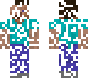 Faded Steve Minecraft Skins