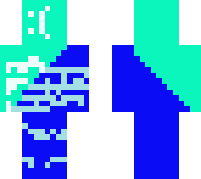 of Green Screen Of Death to of Blue Screen Of Death | Minecraft Skin