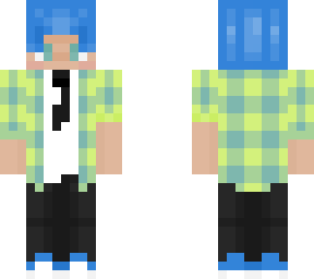 Blue Haired Boy | Minecraft Skin