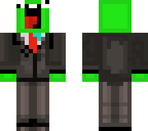 derp frog, wirh suit | Minecraft Skin