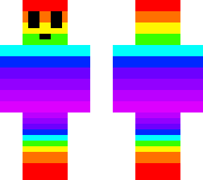 Rainbow Man | Minecraft Skin