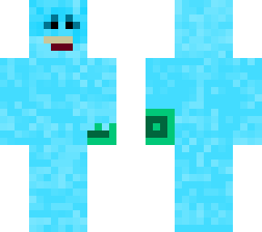 Mr. Meeseeks (with Meeseeks box | Minecraft Skin