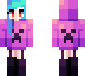 pink creeper | Minecraft Skin