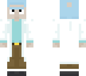 Edit of pumpinjams12's Rick Drool | Minecraft Skin