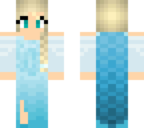 Elsa Frozen Ice Queen | Minecraft Skin