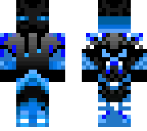 Niebieski Enderman | Minecraft Skin
