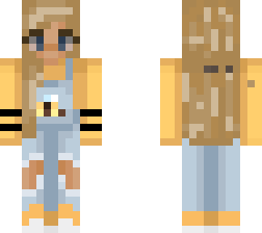 Edited - Bee girl | Minecraft Skin