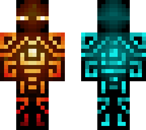 Fire Enderman | Minecraft Skins