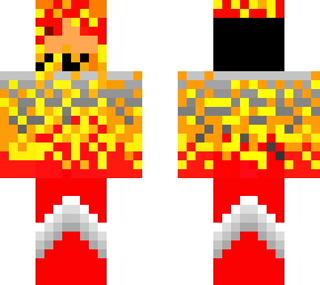 fire man | Minecraft Skin