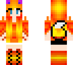 Fire Wolf | Minecraft Skin