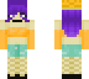 Girl Fishing | Minecraft Skins
