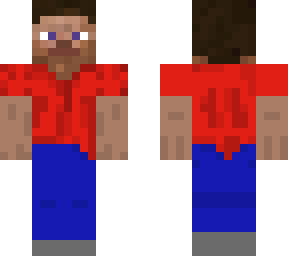red steve | Minecraft Skin