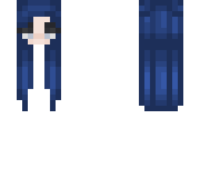 Dark Blue Hair Base | Minecraft Skin
