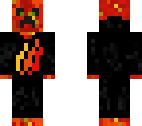 Fire Creeper | Minecraft Skins