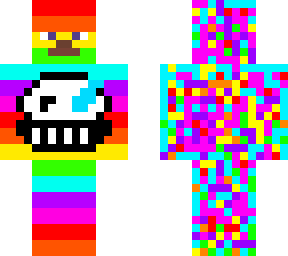 Rainbow Steve | Minecraft Skins