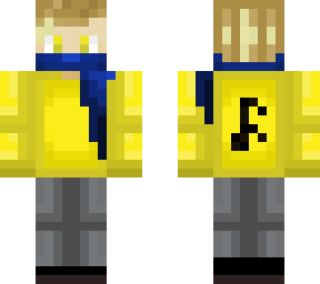 Yellow Fall Nerd | Minecraft Skin