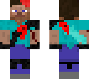 Battle Wounded Steve | Minecraft Skin