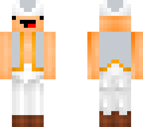 Gray Toad Mario | Minecraft Skin