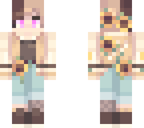 Sunflower Androgynous Skin | Minecraft Skin