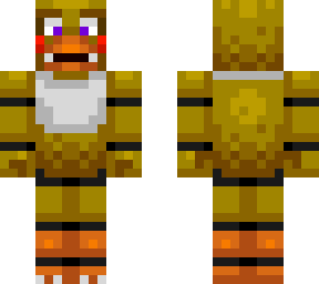 Fnaf 1 styled Toy Chica | Minecraft Skin
