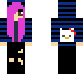 Hello kitty emo | Minecraft Skin