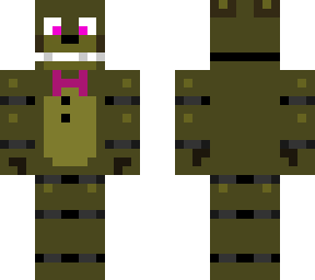 Prototype Spring Bonnie (fixed ScrapTrap) | Minecraft Skin