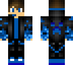 blue gamer | Minecraft Skin
