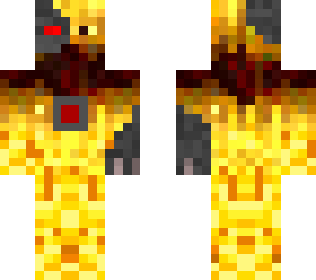 Cyborg Blaze | Minecraft Skin