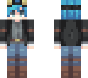 Dantdm Blue Hair | Minecraft Skins