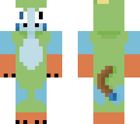 Fakemon - Sobble Grookey Mix - Grobble | Minecraft Skin