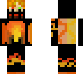 Fire skin | Minecraft Skin