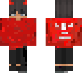 red evil boy | Minecraft Skin