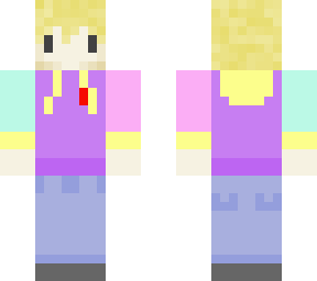 Teddy Fresh Colorblock Hoodie | Minecraft Skin