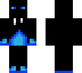 blue fire boy | Minecraft Skin