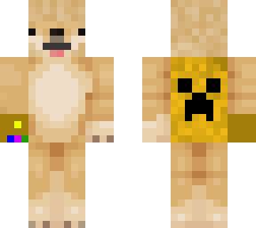 doge w/ golden cape | Minecraft Skin