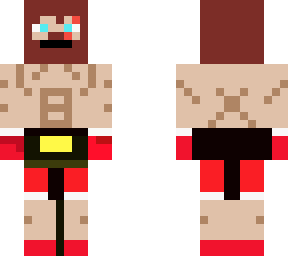 Boxing man slim | Minecraft Skin