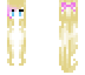 Cute Blond Hair Base | Minecraft Skin