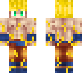 Goku Super Saiyan | Minecraft Skin