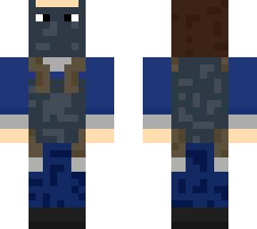 Rust Full Metal Armor | Minecraft Skin