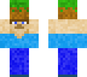 Steve holding block | Minecraft Skin