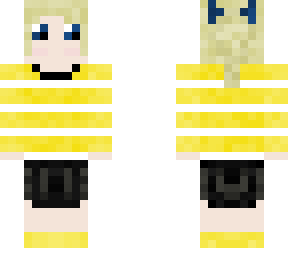 Yellow girl | Minecraft Skin