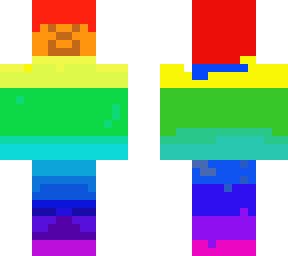Rainbow Steve | Minecraft Skins
