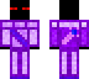 Armored Red Eye Enderman | Minecraft Skin