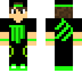 Monster Energy Drink Boy 1 | Minecraft Skin