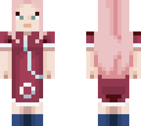 Sakura (redesign) skin pack | Minecraft Skin