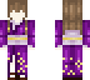 Purple Kimono Empress | Minecraft Skin