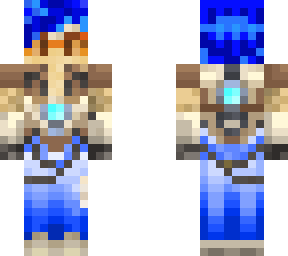 Tracer (Full Blue Version) | Minecraft Skin