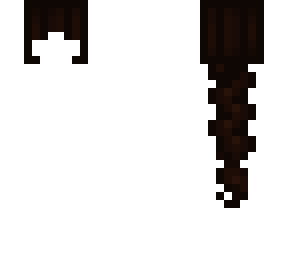 Brunette Braid Hair Base | Minecraft Skin